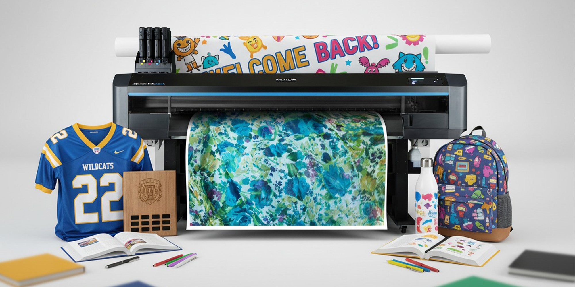 School Swag Made Easy with Wide Format Dye Sublimation Printers